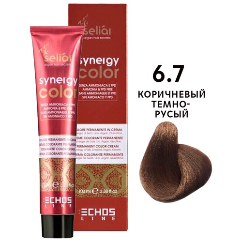 Echosline Seliar Color безаммиачная крем-краска, 6.7 коричневый темно-русый , 100 мл