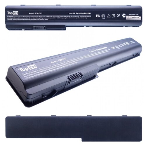 Аккумулятор для HP Pavilion DV7-1204EG 14.8V 4400mAh 63Wh TopON