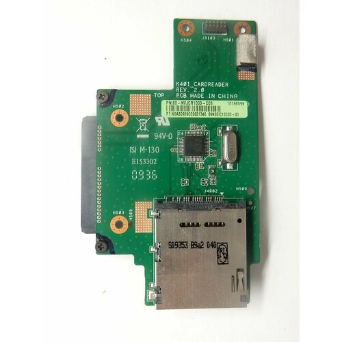 Плата для ноутбука Asus K40, K40XX, K40AB/ K40I_CARDREADER REV 2.0