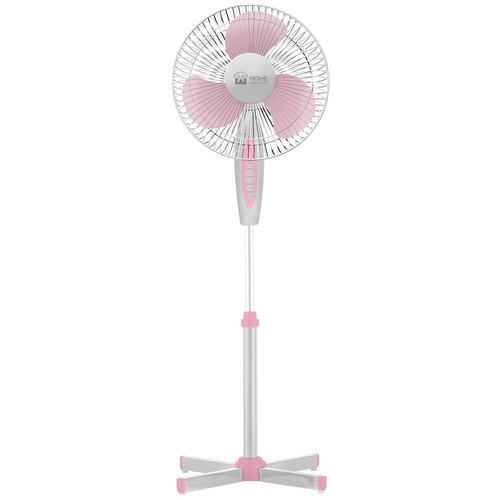 Напольный вентилятор Home Element HE-FN1205, белый/розовый