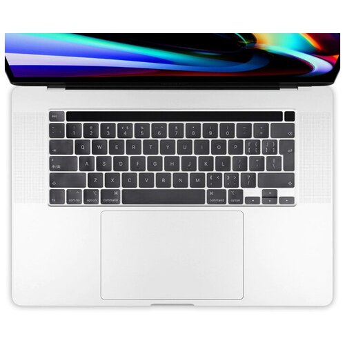 Защитная накладка на клавиатуру для Macbook Pro 16 2019/ Pro 13 2020, Rus/Eu, c Touch Bar, Nova Store, прозрачная