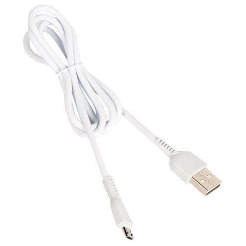 Кабель USB HOCO Х20 Flash для Micro USB, 2.0А, длина 1.0м, белый