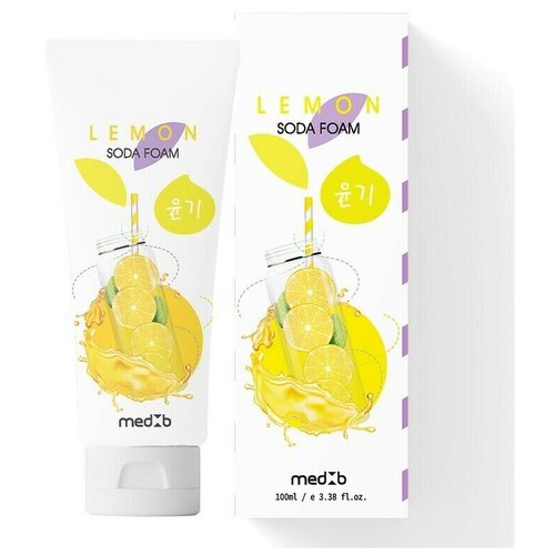 MedB Пенка для умывания с содой и лимоном корейская - MedB Lemon Soda Foam