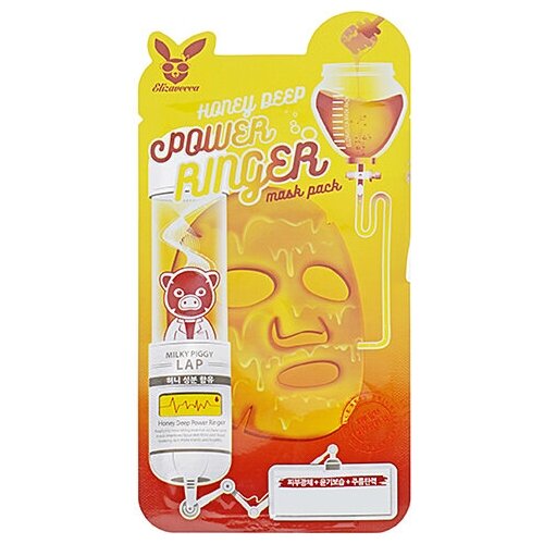 Тканевая маска для лица ELIZAVECCA Honey Deep Power Ringer Mask