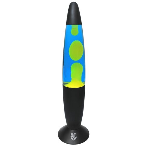 Лава-лампа 34 см Черный, Синий/Желтый