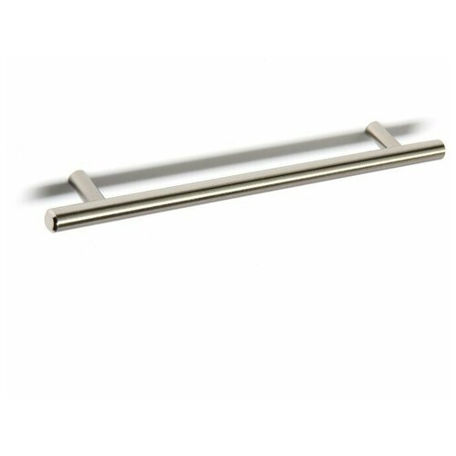 Ручка-рейлинг, d=12 мм, м/о 192 мм, цвет сатиновый никель