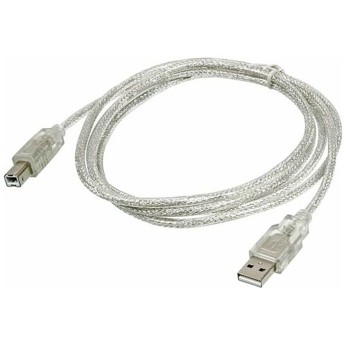 Кабель USB 2.0 A (M) - B (M), 1.8м, Buro (USB2.0-AM/BM-TRANS)