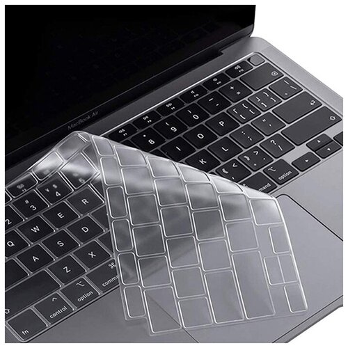 Накладка Viva на клавиатуру для Macbook Air 13 2020 US, силиконовая, прозрачная