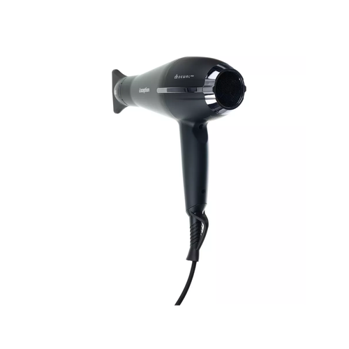 Фен DEWAL EXCEPTION, черный, вес 570гр, 2200Вт, 2 насадки, провод 3м