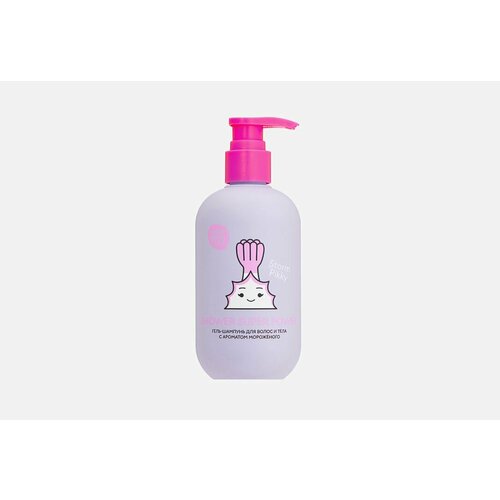 Гель-шампунь для волос и тела Nudibranches Shower super power! ice cream 300 мл
