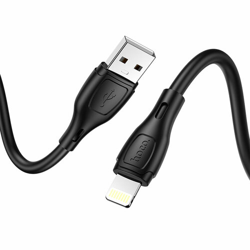 Кабель USB HOCO X61 Ultimate USB - Lightning, 2.4А, 1 м, черный