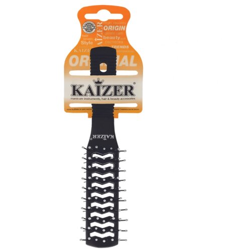 Kaizer Professional Расчёска вентиляционная двухсторонняя, 802072 пластик