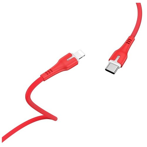 Кабель USB Hoco X45 Surplus PD Type-C на Lightning, 1м, красный