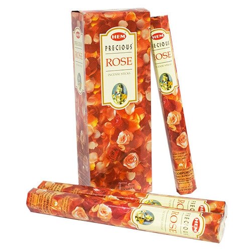 Благовоние HEM Драгоценная Роза Precious Rose блок 6 упаковок
