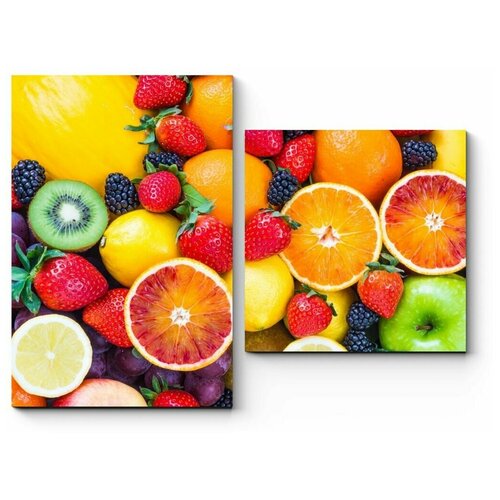 Модульная картина Сочные фрукты150x113