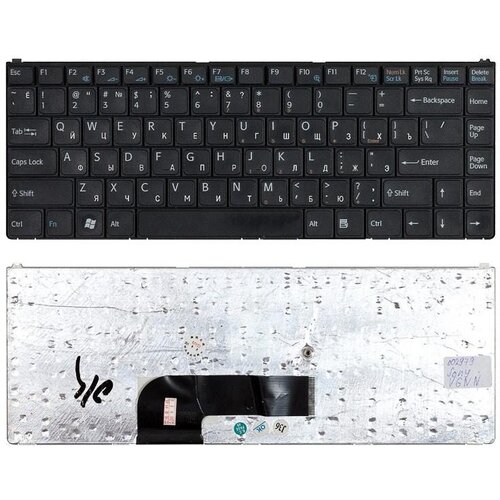 Клавиатура для ноутбука Sony Vaio VGN-N31ZR/W черная