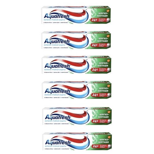 Зубная паста "AQUAFRESH" мягко-мятн. 50мл * 6шт