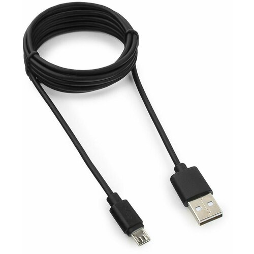 Набор из 3 штук Кабель USB 2.0 Pro Гарнизон GCC-mUSB2-AMBM-1.8M, AM/microBM 5P, 1,8 м, черный