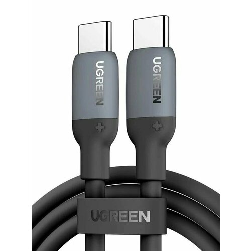 Кабель UGREEN US563 (15283_) USB-C to USB-C Silicone Fast Charging Cable 1 метр. Цвет: черный.