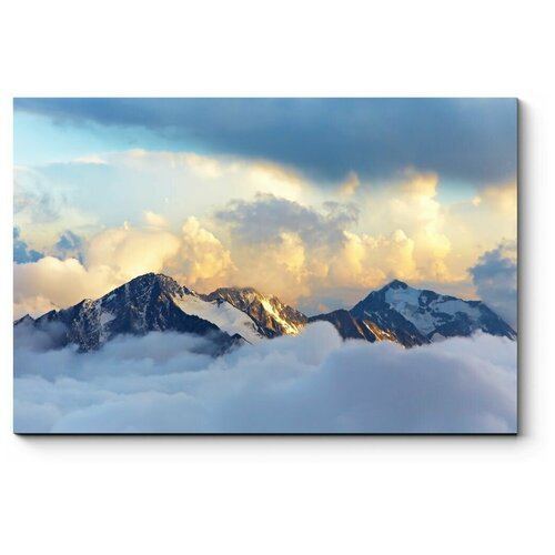 Модульная картина Альпийский пейзаж 60x40