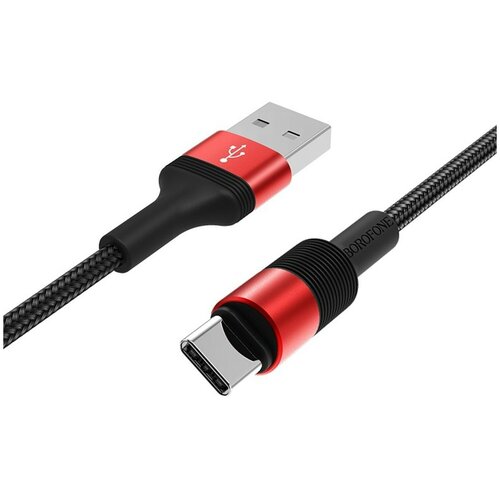 Кабель USB, Type-C, Borofone BX21 Outstanding, красный