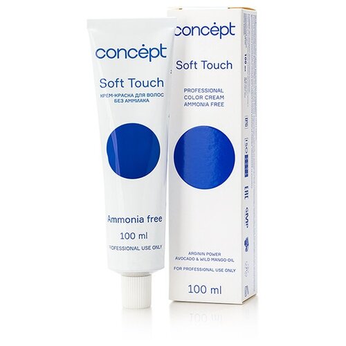 Concept Soft Touch - Концепт Софт Тач безаммиачная крем-краска для волос 100 мл - Concept ST 6.0 Русый
