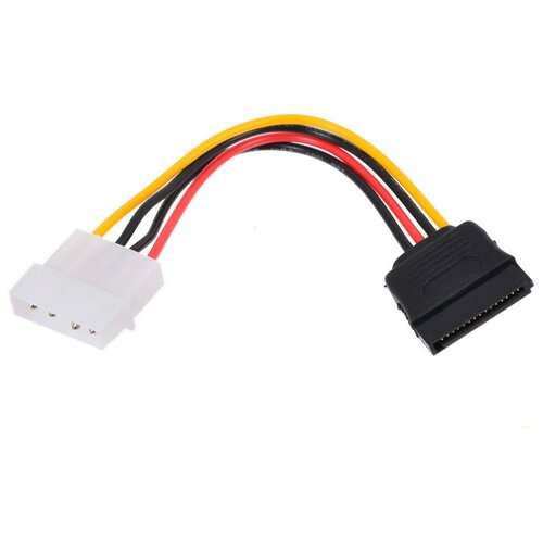 Кабель SATA питание (molex штек - sata гнездо)