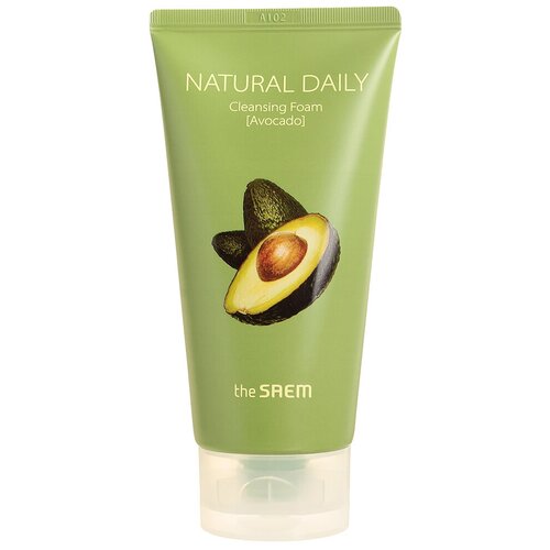 Пенка для умывания The Saem Natural Daily Cleansing Foam Avocado, 150 мл