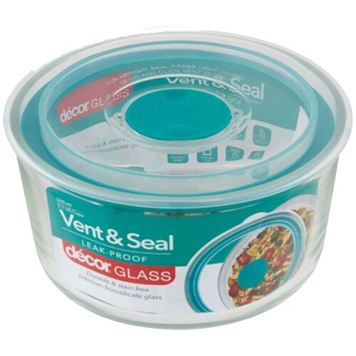 Контейнер VENT & SEAL круглый из боросиликатного стекла 500мл