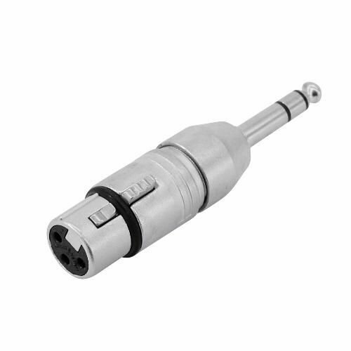 Переходник NordFolk NCA5115, XLR female <> 6.3 мм stereo Jack (TRS), металл