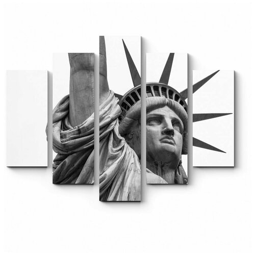 Модульная картина Величественная статуя Свободы 75x60