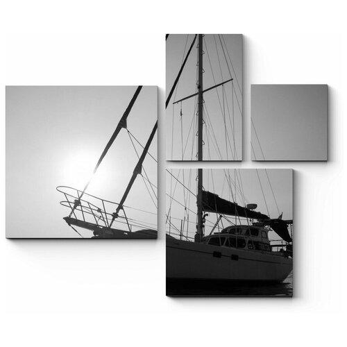 Модульная картина Шикарное судно 102x85