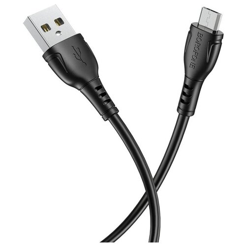 Кабель Borofone BX51 Triumph USB - Micro-USB, 1 м, 1 шт., черный