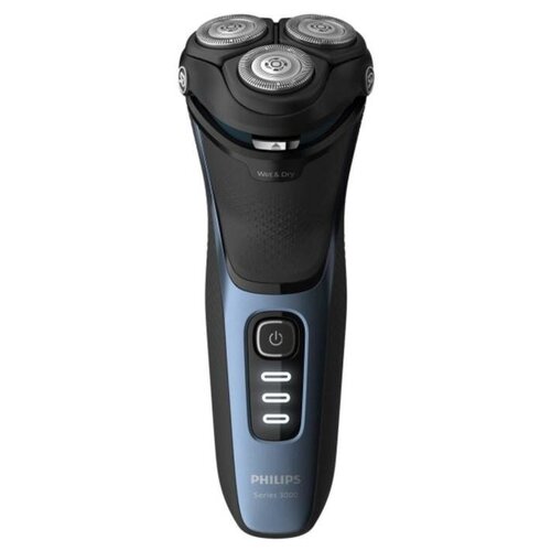 Электробритва Philips S3232/52, черный/голубой