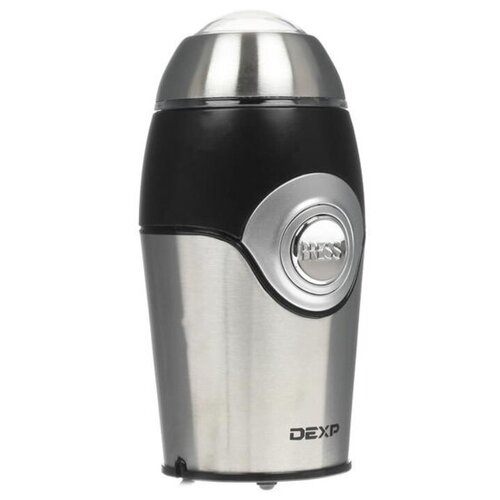 Кофемолка DEXP CG-0100S, черный/серебристый