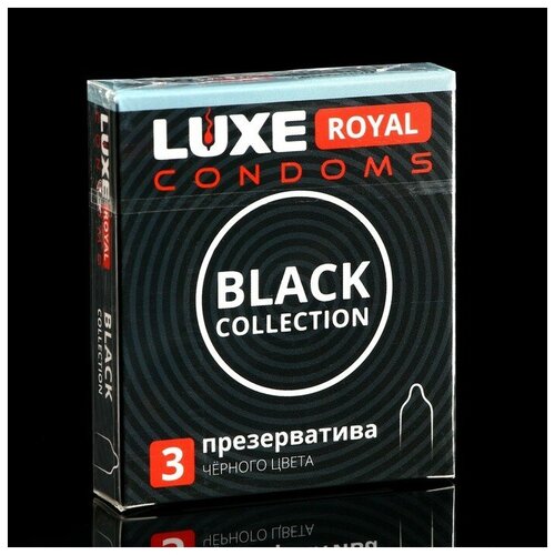 Презервативы LUXE ROYAL Black Collection, 3 шт 2 шт