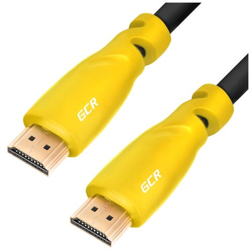 Кабель GCR HDMI - HDMI (GCR-HM3), 5 м, 1 шт., желтый