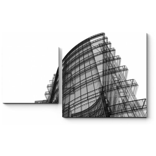 Модульная картина Абстрактная архитектура 100x60
