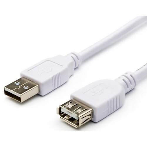 Аксессуар ATcom USB 2.0 AM/AF 80cm White AT3788