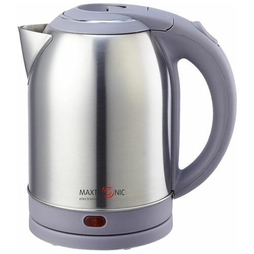 Чайник Maxtronic MAX-302, серебристый/серый