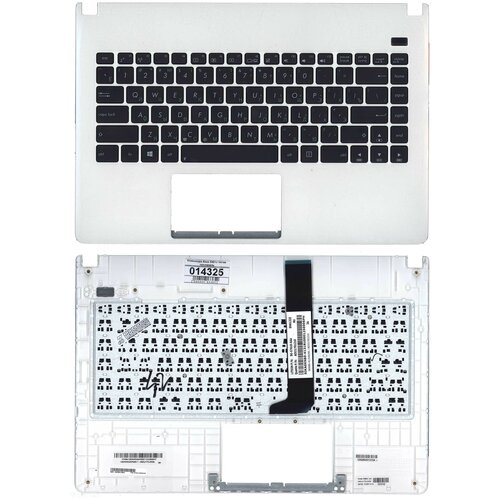Клавиатура для ноутбука Asus X401A с белым топкейсом