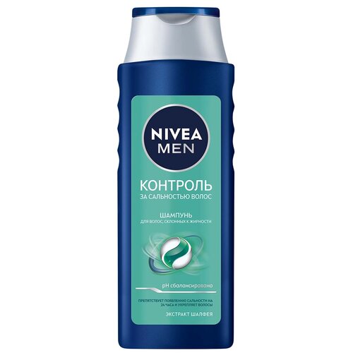 NIVEA шампунь Men Контроль за сальностью волос, 400 мл