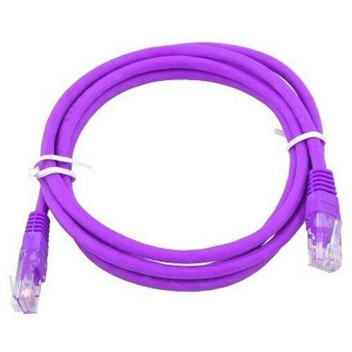 Патч-корд UTP CAT5e Cablexpert PP12-3M/V RJ-45 кабель 3 метра - фиолетовый
