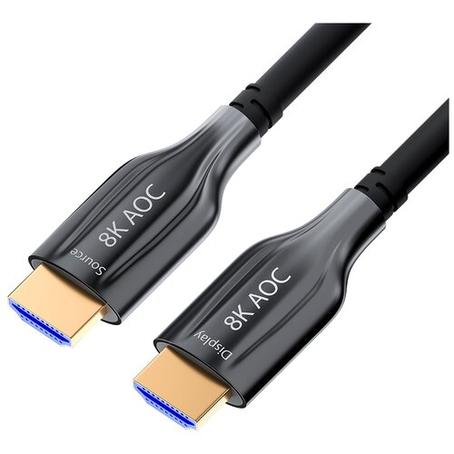 Кабель GCR HDMI - HDMI (GCR-AOC2), 50 м, черный