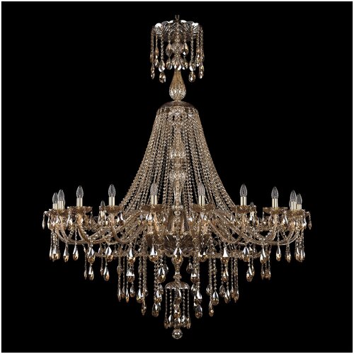 Люстра хрустальная 1415/20/530/XL-180 G M721 Bohemia Ivele Crystal