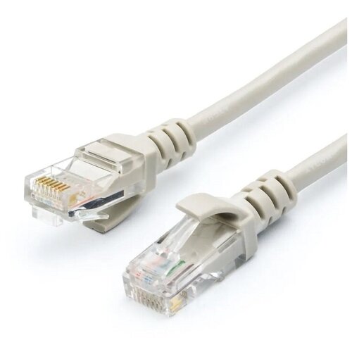 Atcom / Кабель для интернета Патч-корд UTP RJ45, CAT.5e, 0.2 m серый AT9060