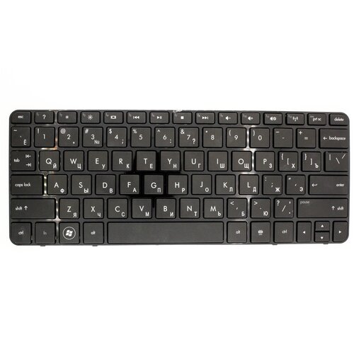 Клавиатура для HP Mini 210-1000 c рамкой p/n: NM6, AENM6U00210, AENM6U00410, MP-09M63US6920