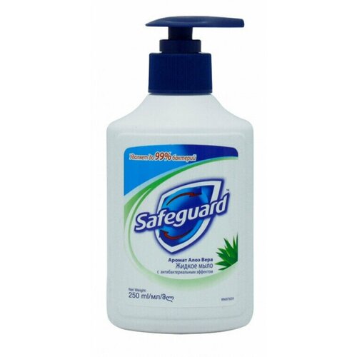 Safeguard Жидкое мыло Антибактериальное "Алоэ Вера", 250мл, 6 упаковок