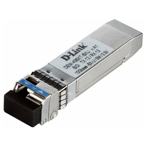 Трансивер D-Link WDM SFP+ с 1 портом 10GBase-LR (Tx:1270 нм, Rx:1330 нм) 436XT-BXU/40KM