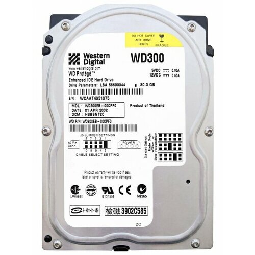 Жесткий диск Western Digital WD300EB 30Gb 5400 IDE 3.5" HDD